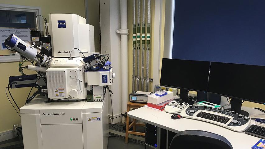 ZEISS Crossbeam 550 FIB-SEM - University of Plymouth