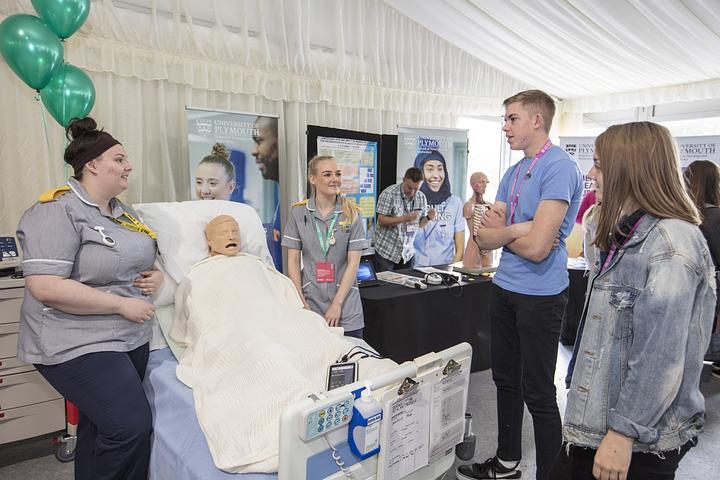 Hundreds inspired at University Health Showcase - University of Plymouth
