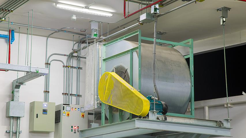 Addition of a wind generator to the COAST Laboratory for the ...