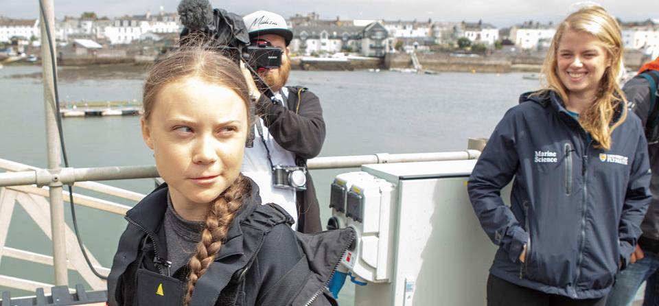 Marine researcher and graduate meet Nobel-nominated climate activist ...