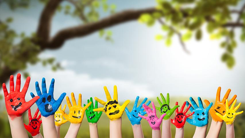 Handprint family tree - University of Plymouth