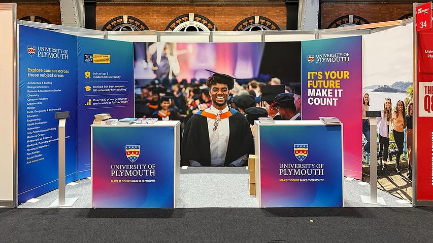 UCAS conventions and higher education fairs - University of Plymouth