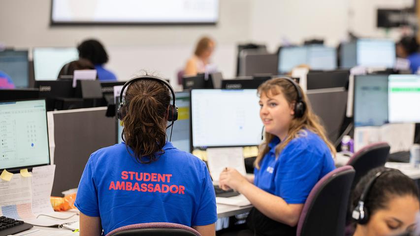 Our Clearing call centre - University of Plymouth