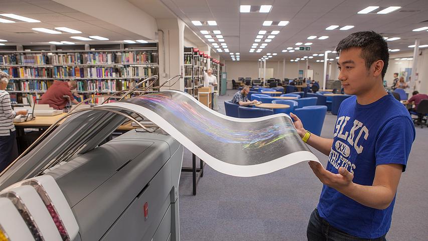 Printing services in the library - University of Plymouth