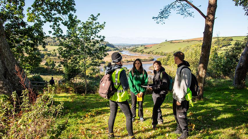 Environmental science fieldwork - University of Plymouth